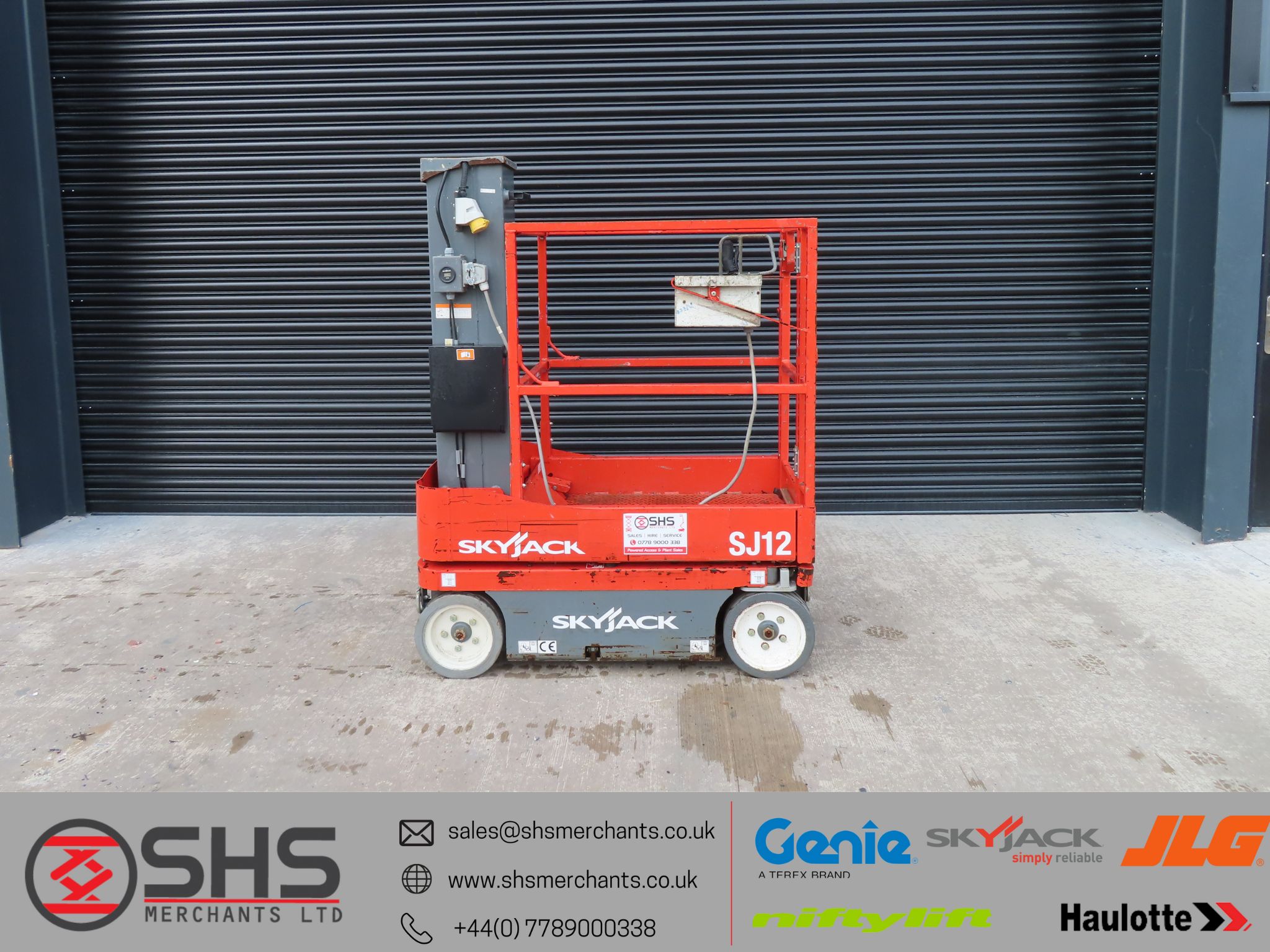 Skyjack SJ12 Mast Lift Like Genie Lift SN2458 | SHS Merchants Ltd ...
