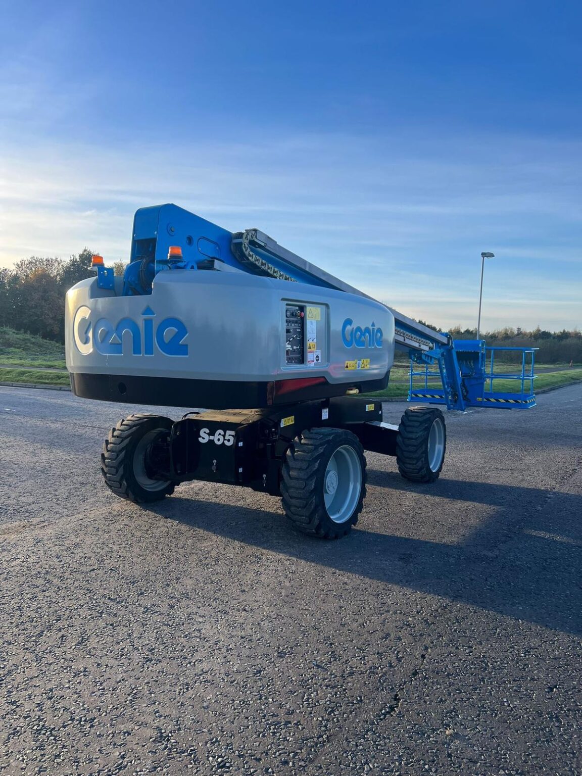 Genie S65 Telescopic Boom Lift Access Work Platform SN 3550 | SHS ...