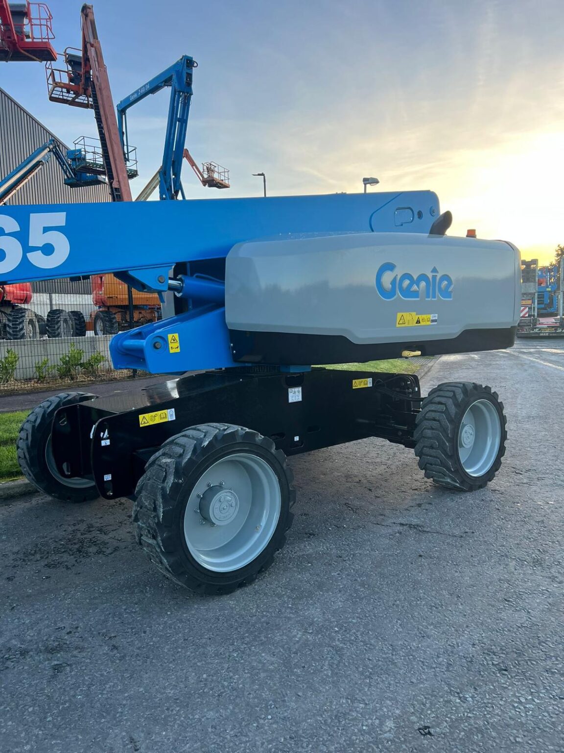 Genie S65 Telescopic Boom Lift Access Work Platform SN 3550 | SHS ...
