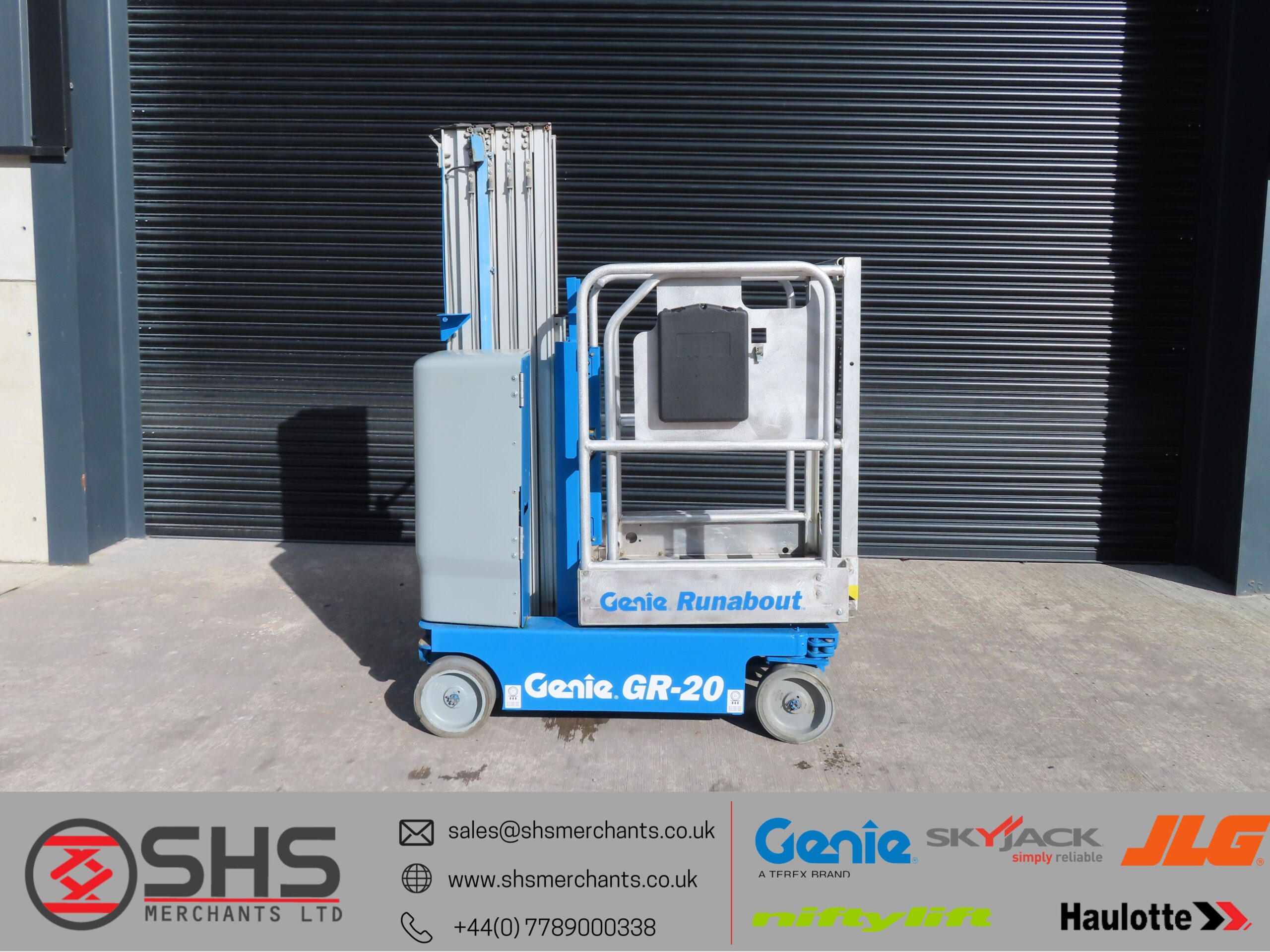 Genie GR20 Vertical Mast Lift Scissor Lift Access Platform - SN 2720 ...